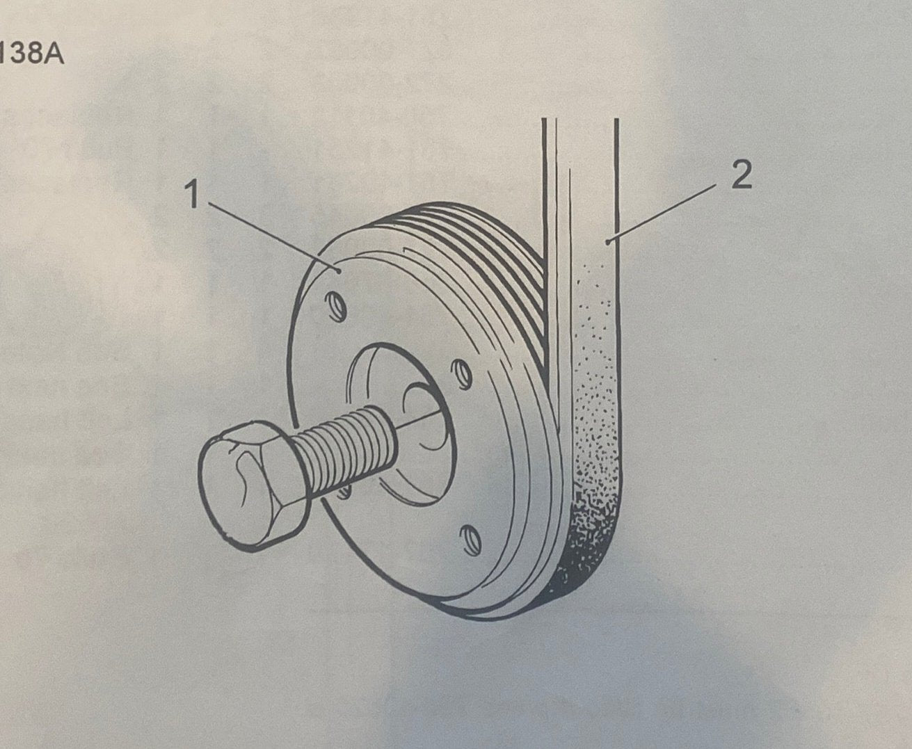 751-17810 Belt, Fan Belt used on the Lister Petter LPW series of engin
